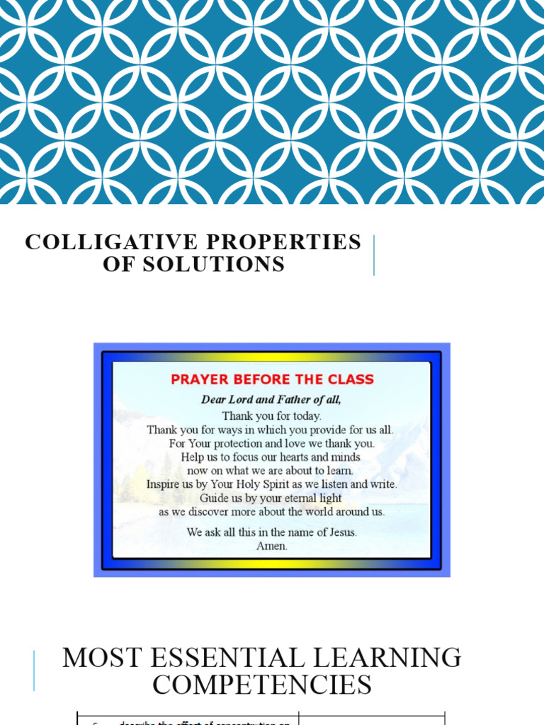 4 Colligative Properties of Solutions | PDF | Scientific Phenomena ...