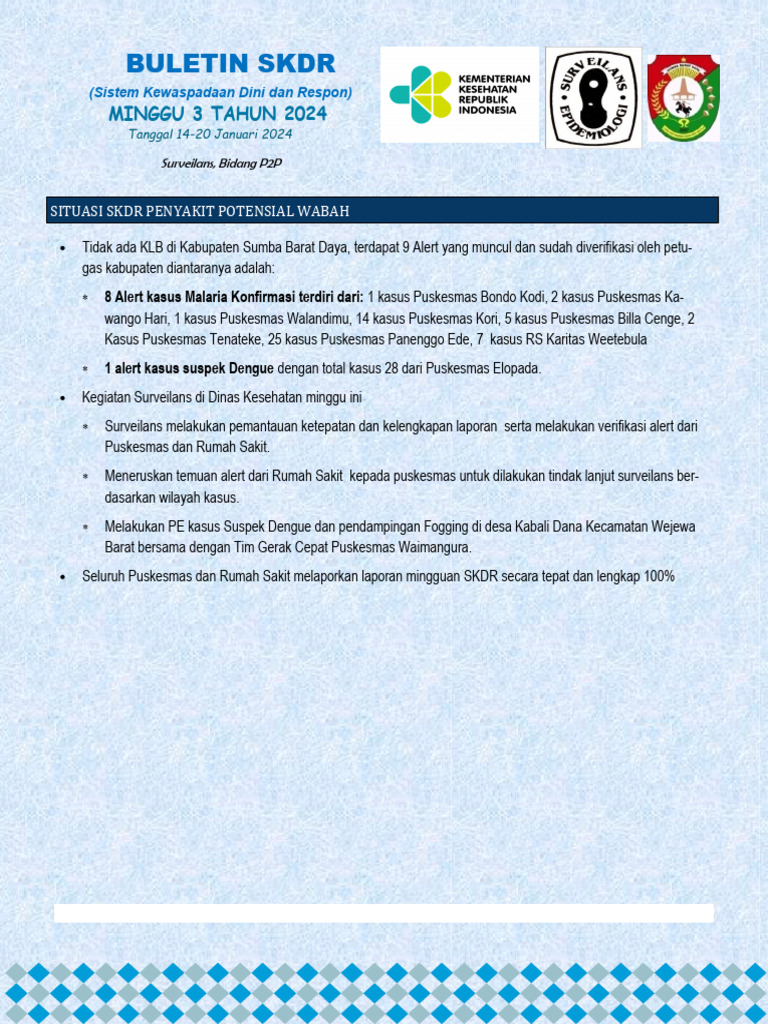 Buletin SKDR M3 2024 | PDF