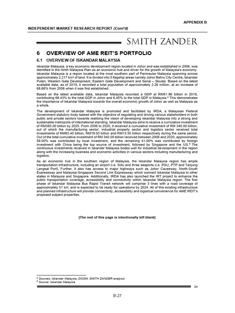 AME REIT - Prospectus (Part 4) | PDF | Economies