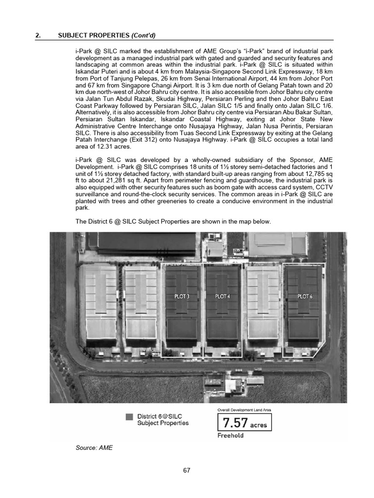 AME REIT - Prospectus (Part 2) | PDF | Property