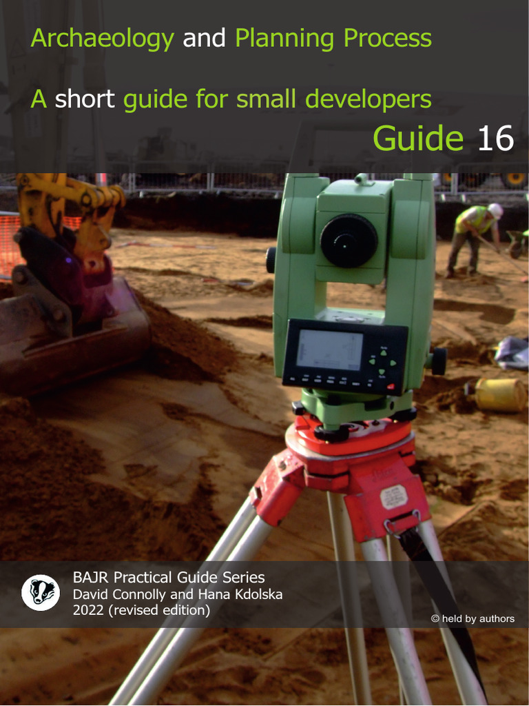 Guidefor Archaeologyin Planning | PDF | Archaeology | Environmental ...