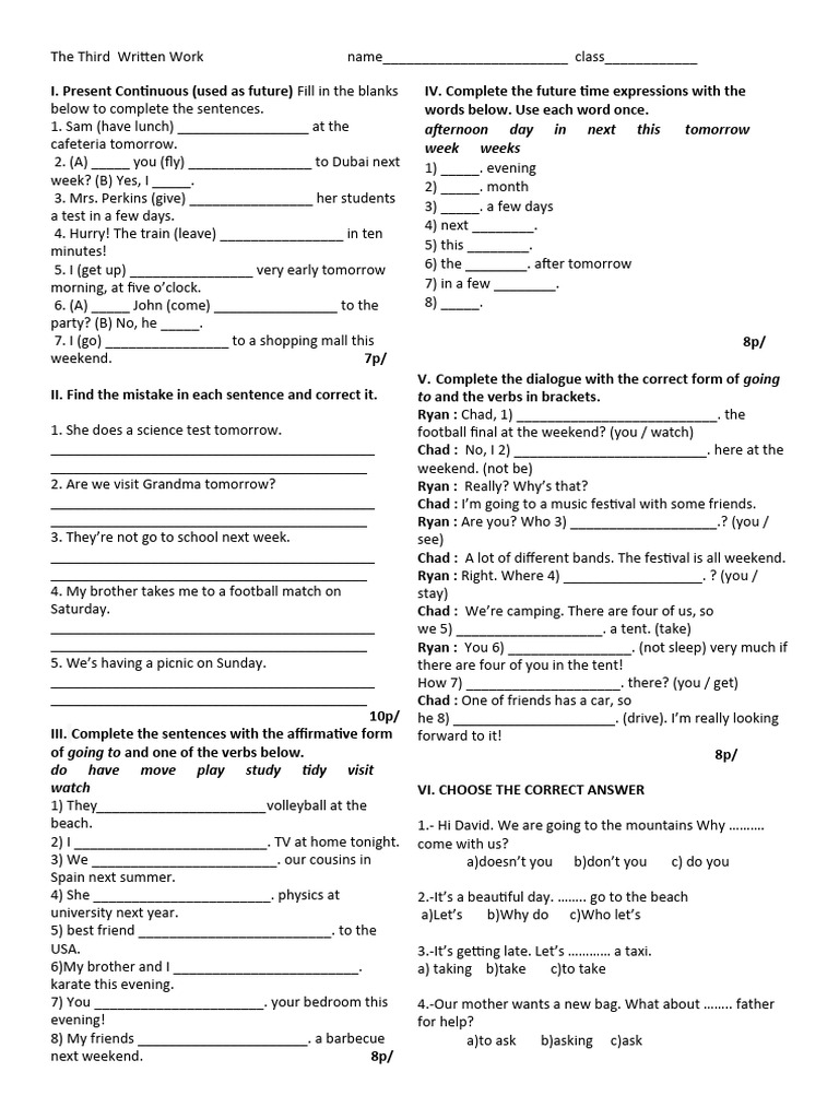 Third Written Work 6 Odd | PDF | Linguistics | Syntax