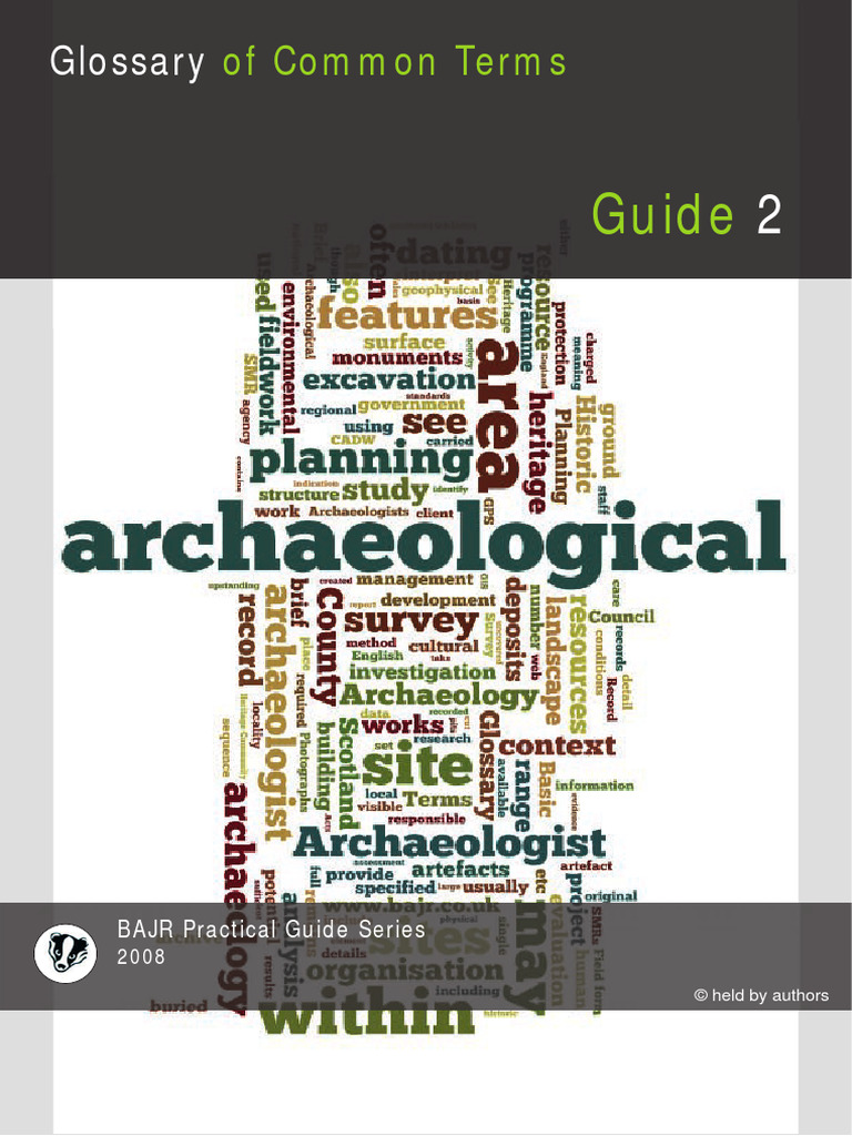 Glossaryof Terms | PDF | Archaeology | Science