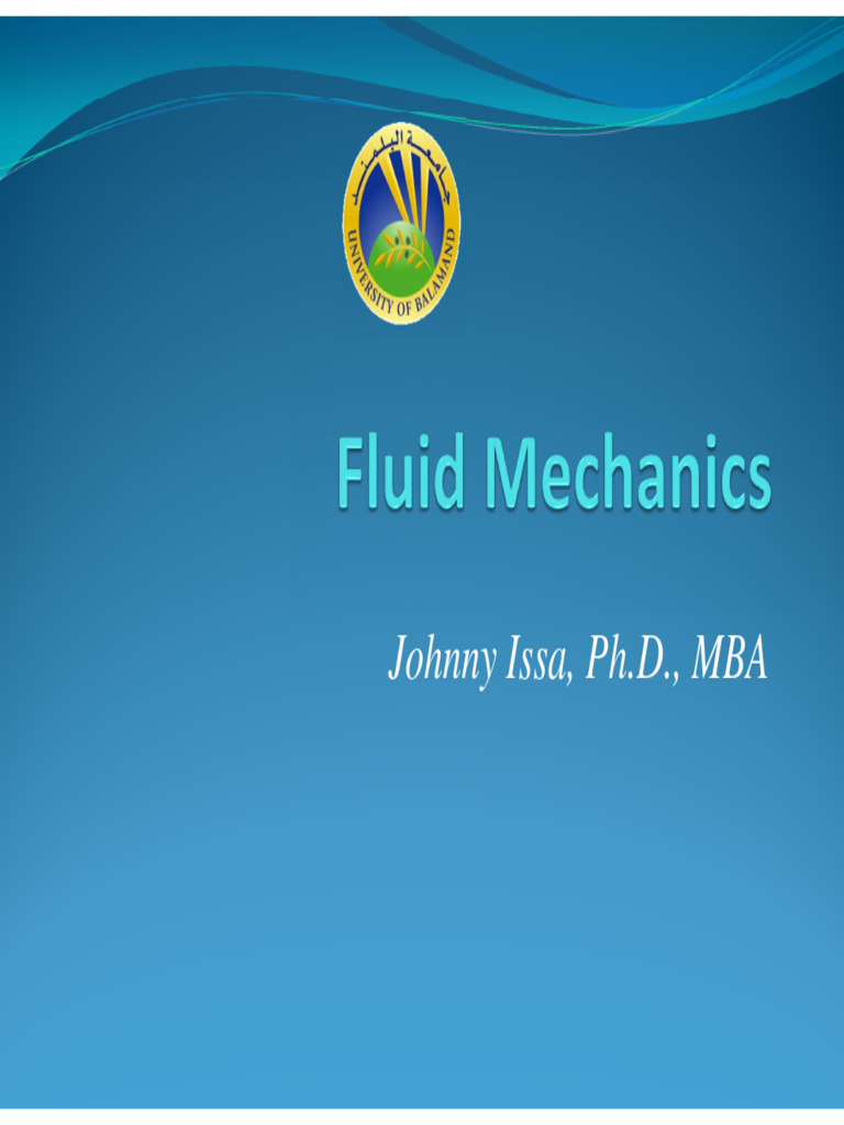 MECH 243 - Chapter 4 | PDF | Navier–Stokes Equations | Fluid Dynamics