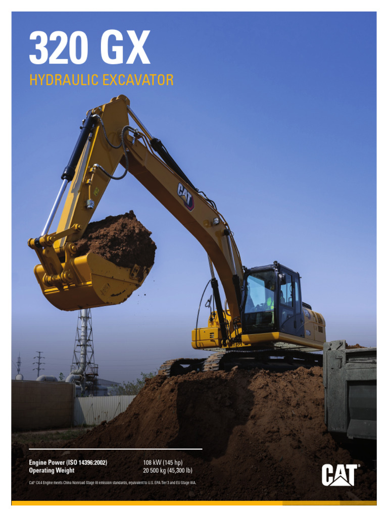 320 GX Product Brochure | PDF | Biodiesel | Fuel Economy In Automobiles