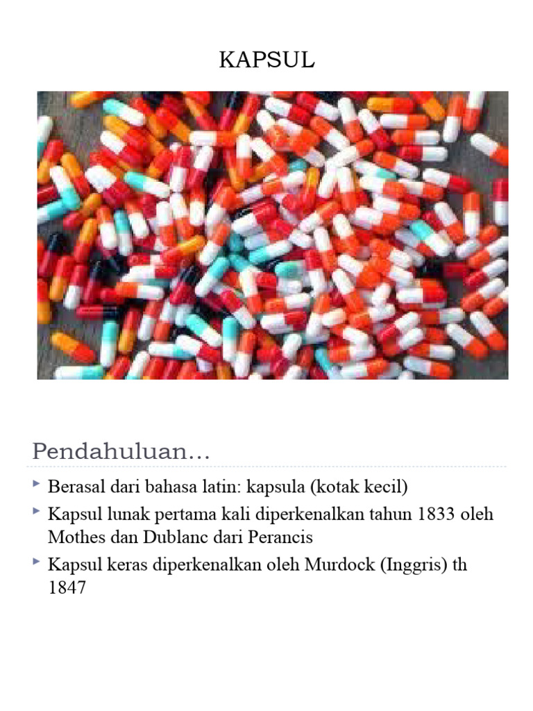 Saya Sedang Berbagi '8. Kapsul' Dengan Anda | PDF | Pengembangan Diri | Kesehatan Holistik