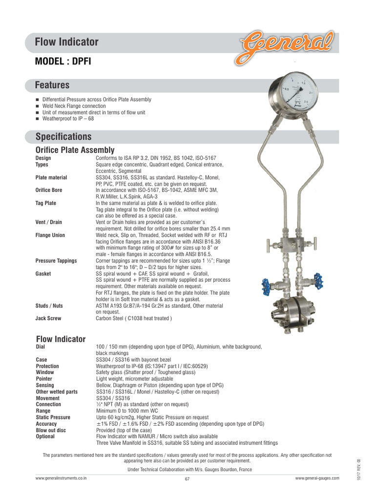 Flow Indicator 1 | PDF | Plumbing | Mechanical Engineering