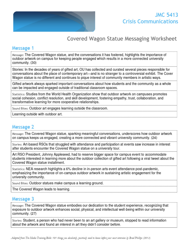 Messaging Worksheet | PDF | Liberal Arts Education | Social Psychology