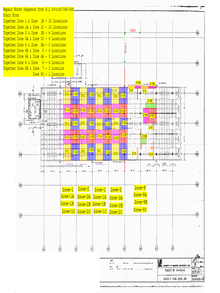 Work Flow Direction E5 Roof Slab Beam - Revised | PDF | Earth Sciences ...