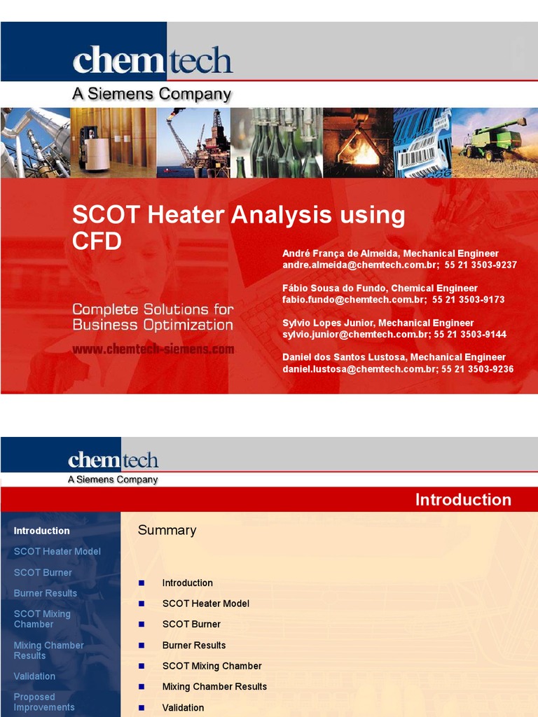 SCOT Heater Analysis Using SCOT Heater Analysis Using CFD | PDF ...