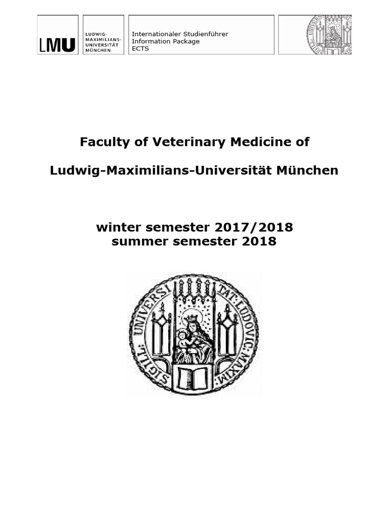 Vet Med LMU | PDF | Identity Document | Pathology