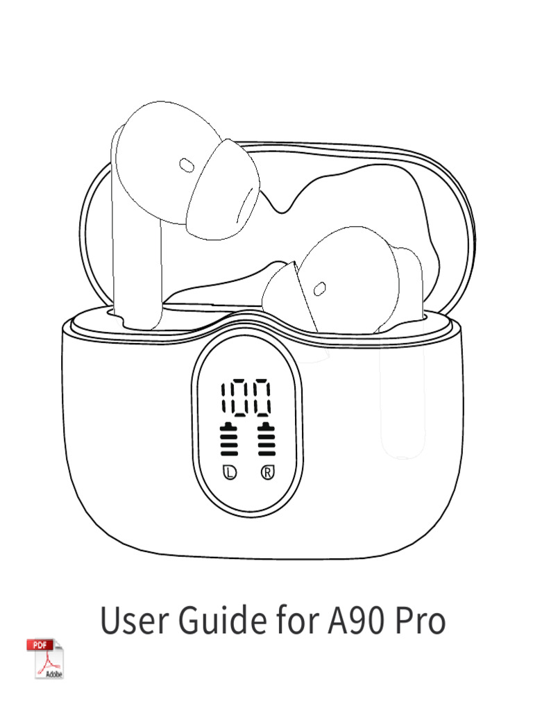 Guia Auriculares A90 Pro | PDF | Headphones | Electrical Engineering