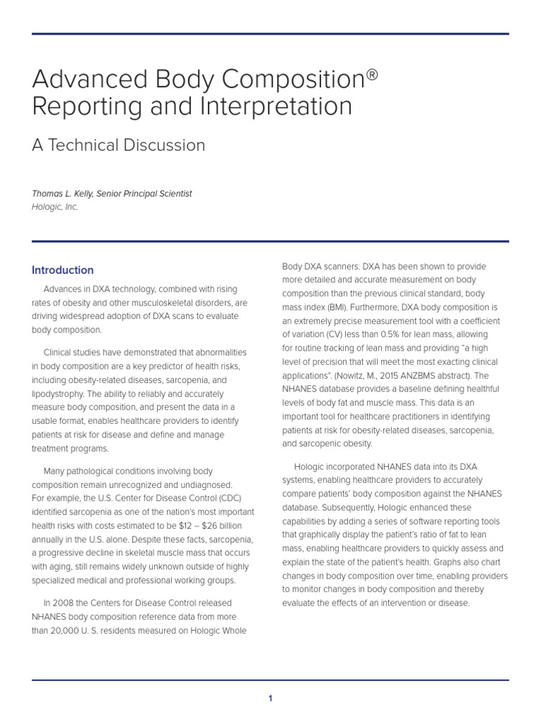advanced_body_composition | PDF | Adipose Tissue | Body Mass Index