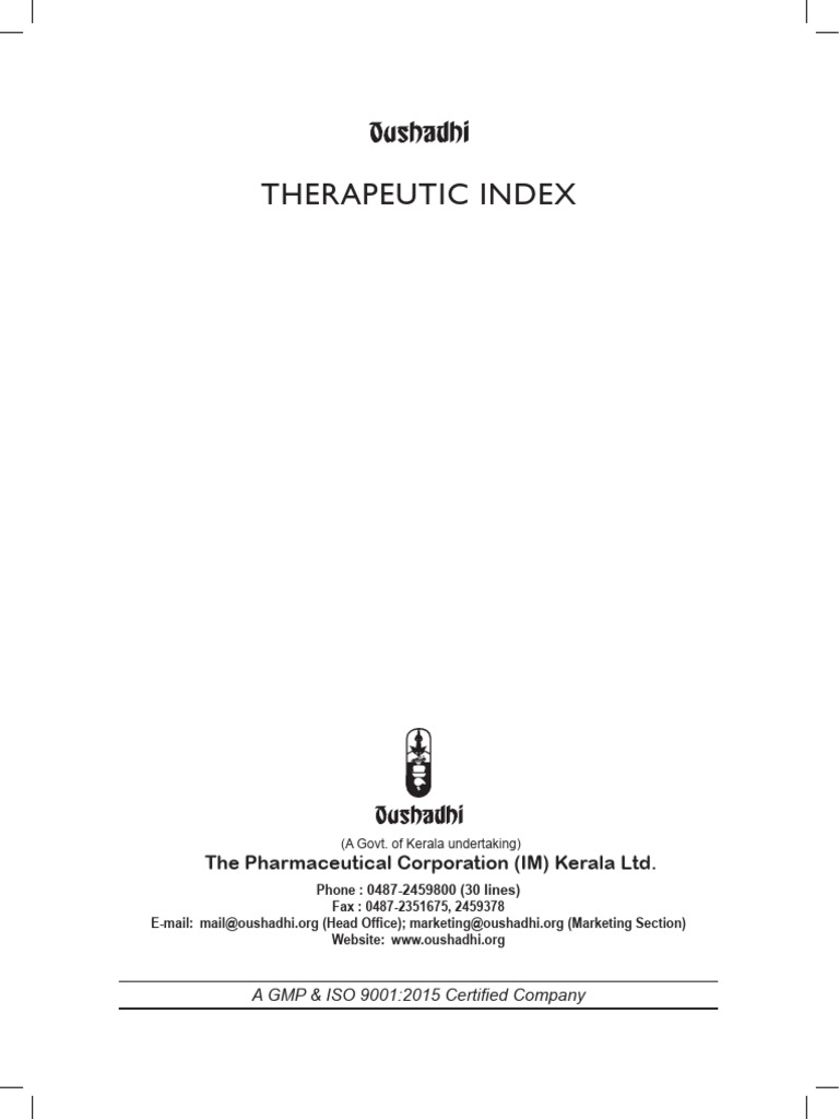 5cf4cc5d7e37f1559546973-Therapeutic Index Final CTP File 2019 May | PDF