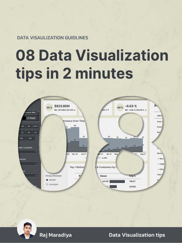 Data Visualization Tips for Effective Reporting | PDF | Pie Chart ...