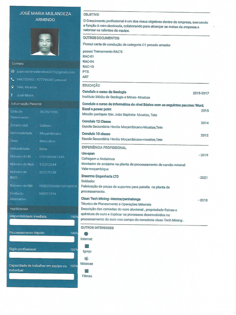 CV Atualizado 20222 (1) 1 | PDF