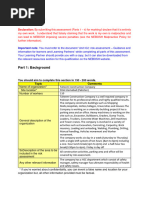 Unit IG2 Risk Assessment Sample-V5.2 | PDF | Risk | Risk Assessment