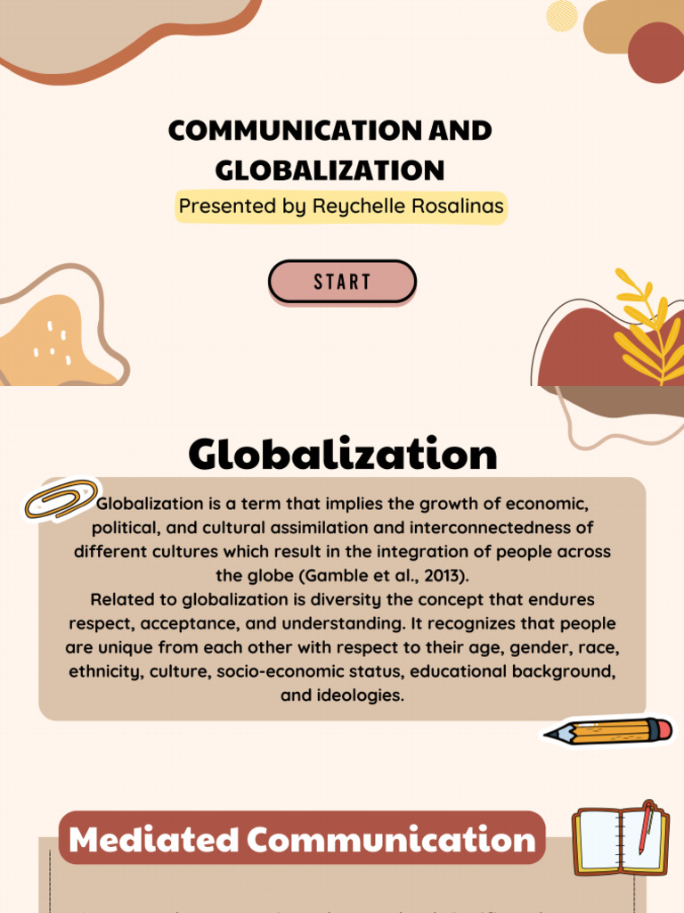 Globalization and Mediated Communication | PDF