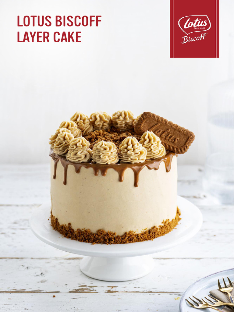 Biscoff Layer Caker Recipe Sheet | PDF | Cakes | Baking
