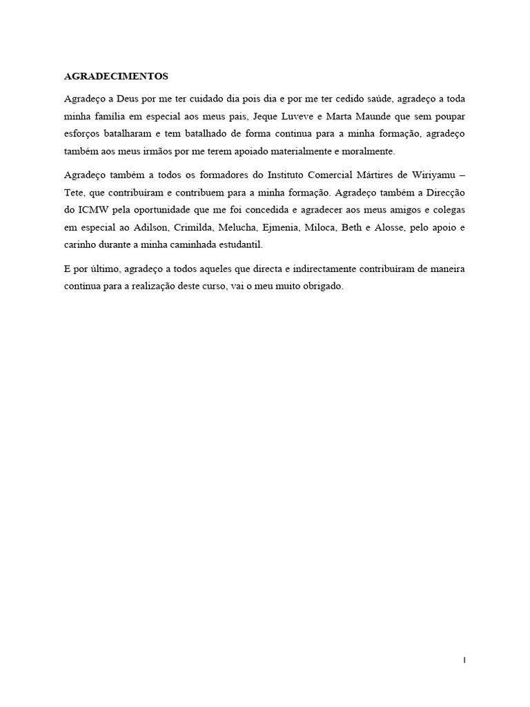 Cleidy Projecto Integrado CV3 Rectificado | PDF | Mercado (economia) | Despesa