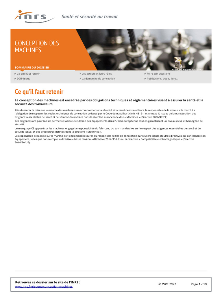 Conception Des Machines | PDF