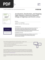 FDOT Design Manual Intersections | PDF | Intersection (Road) | Traffic