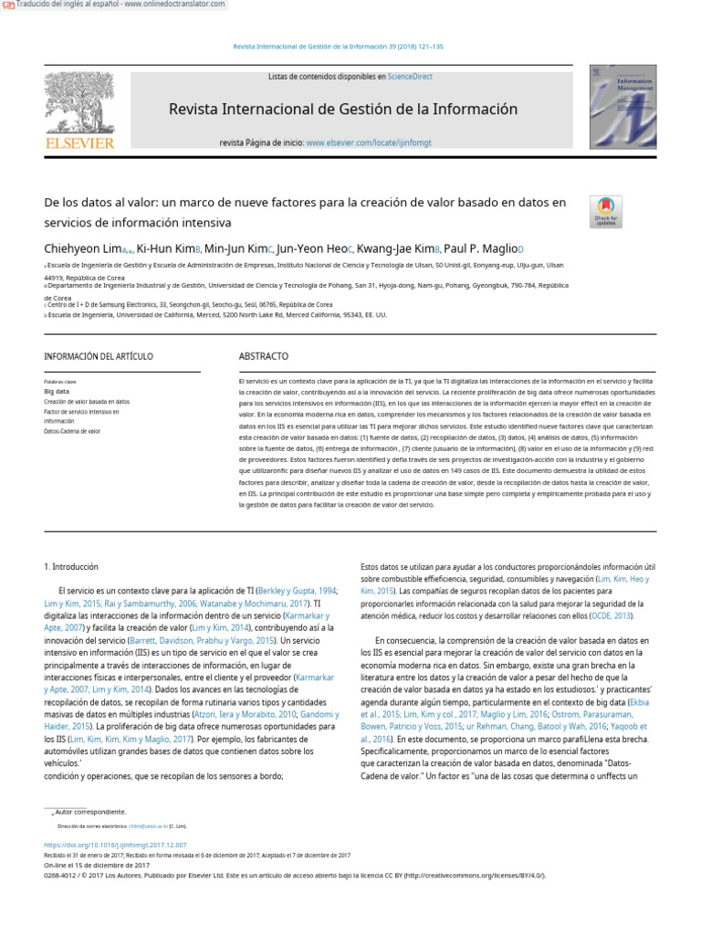 C3. Lect 4. From Data To Value-A 9 Factor Framework To Value Creation ...