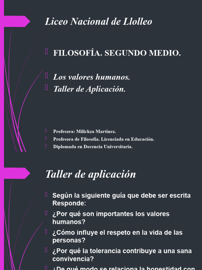 Importancia de los Valores Humanos | PDF | Tolerancia | Dignidad
