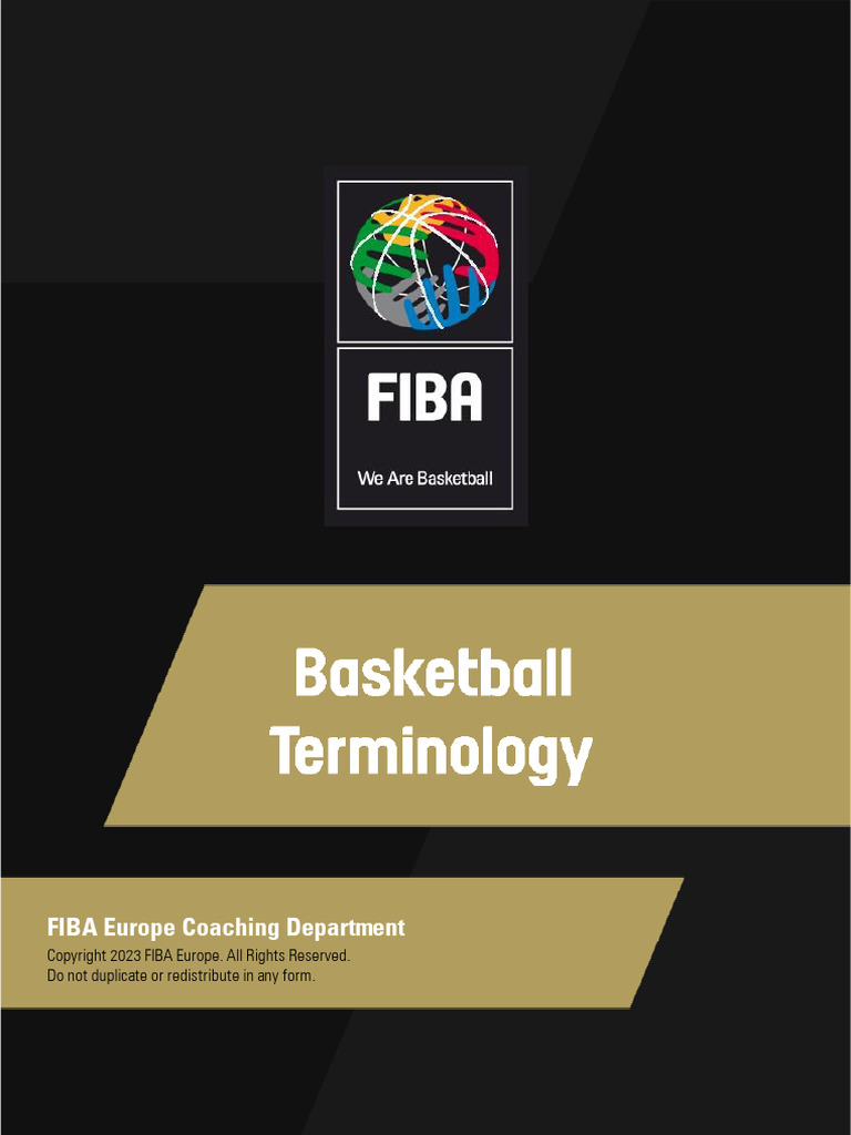 FIBA Europe Basketball Terminology - 2023 | PDF | Basketball Positions ...