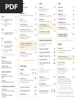TDH Dinner Menu for Sharad Purnima | PDF