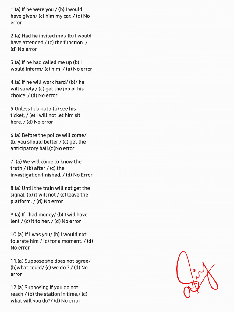 Conditional Practice Set - 240228 - 203408 - 240228 - 203508 | PDF