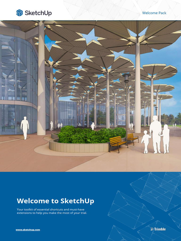 Sketchup Trial Welcome Pack | PDF | Sketch Up | 3 D Computer Graphics