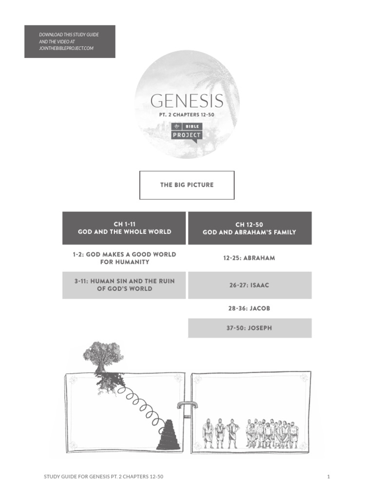 Key Themes in Genesis 12-50 Study Guide | PDF | Book Of Genesis | Abraham