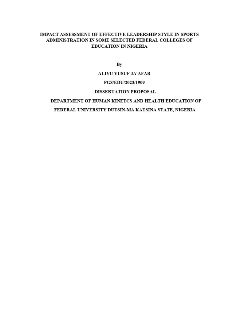 YJA Proposal Corrected 01 | PDF | Leadership | Transformational Leadership