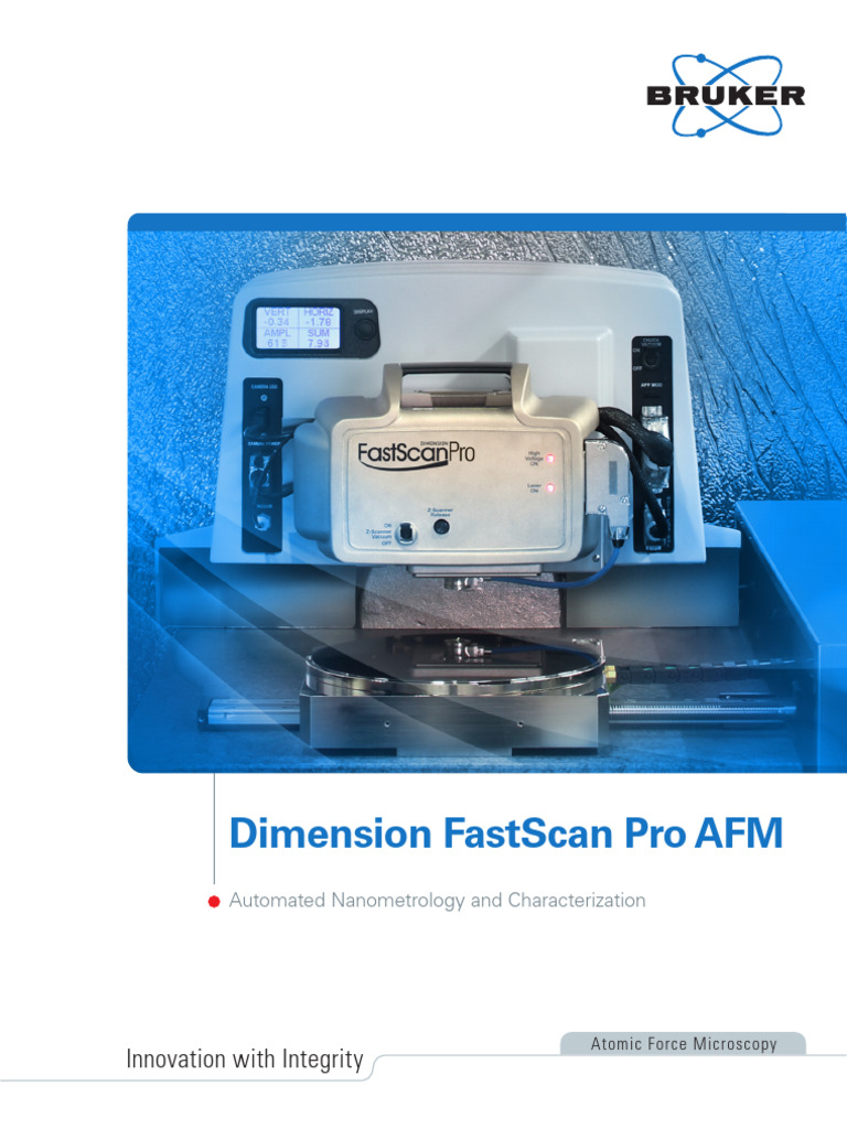 Dimension FastScan Pro Atomic Force Microscope Brochure BRUKER | PDF ...