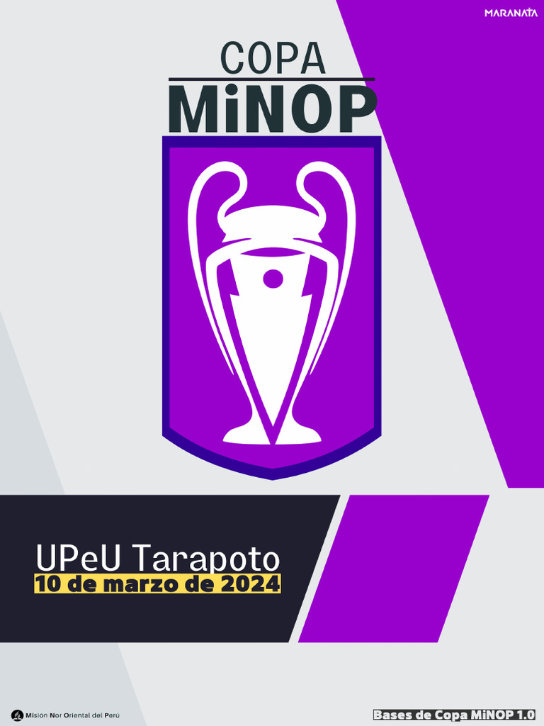 Manual Bases COPA MiNOP - 2024 | PDF