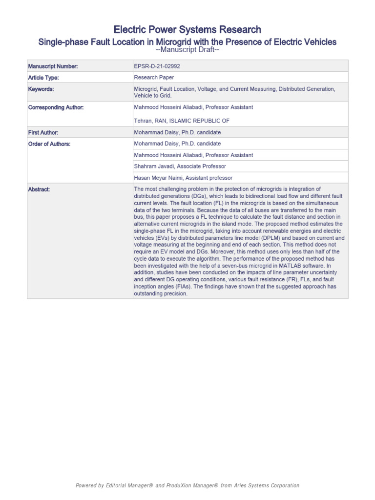 J-IsI-2023-Single-phase Fault Location in Microgrid With The Presence ... J-IsI-2023-Single-phase Fault Location in Microgrid With The Presence ...