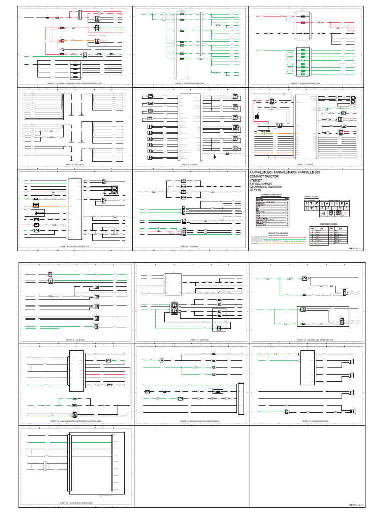 Case IH Farmall 35C Fuse Box Guide | PDF | Agricultural Machinery ...