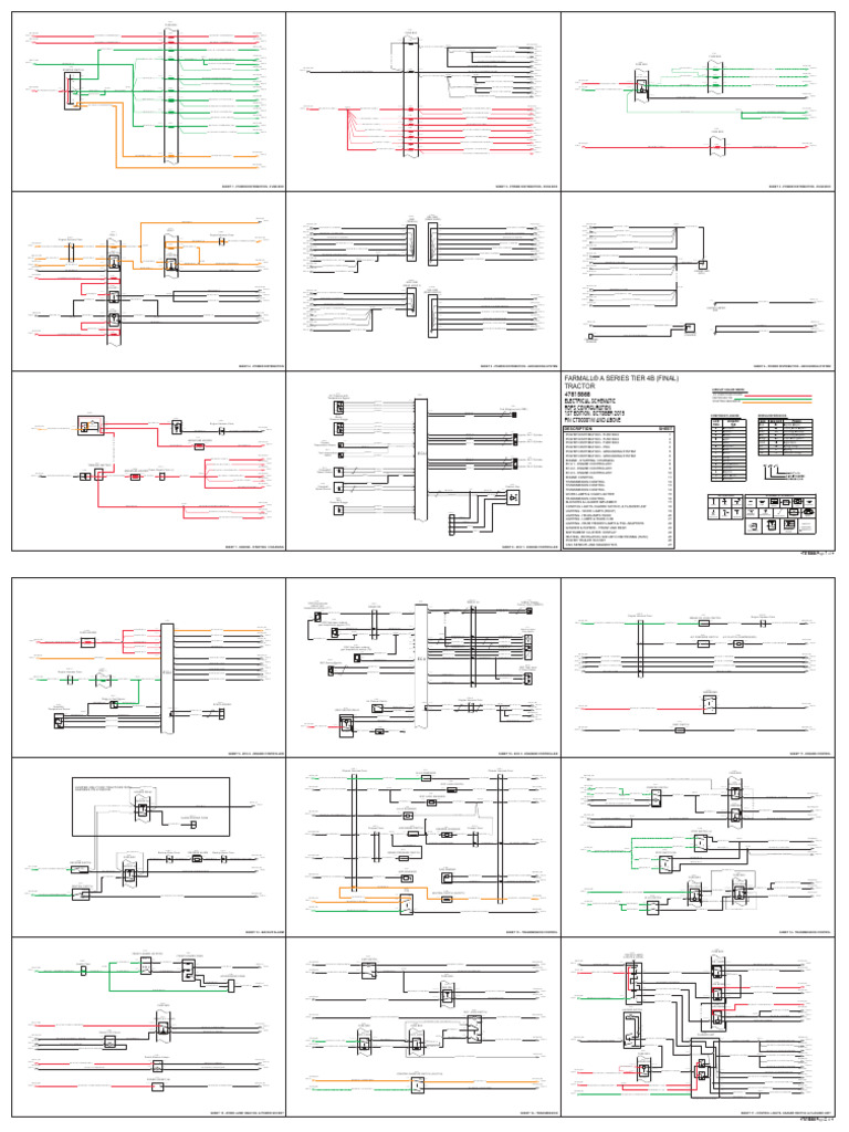 CASE IH Farmall A Series Tier 4B (Final) Tractors Electrical Schemactic - 47815868 | PDF ...