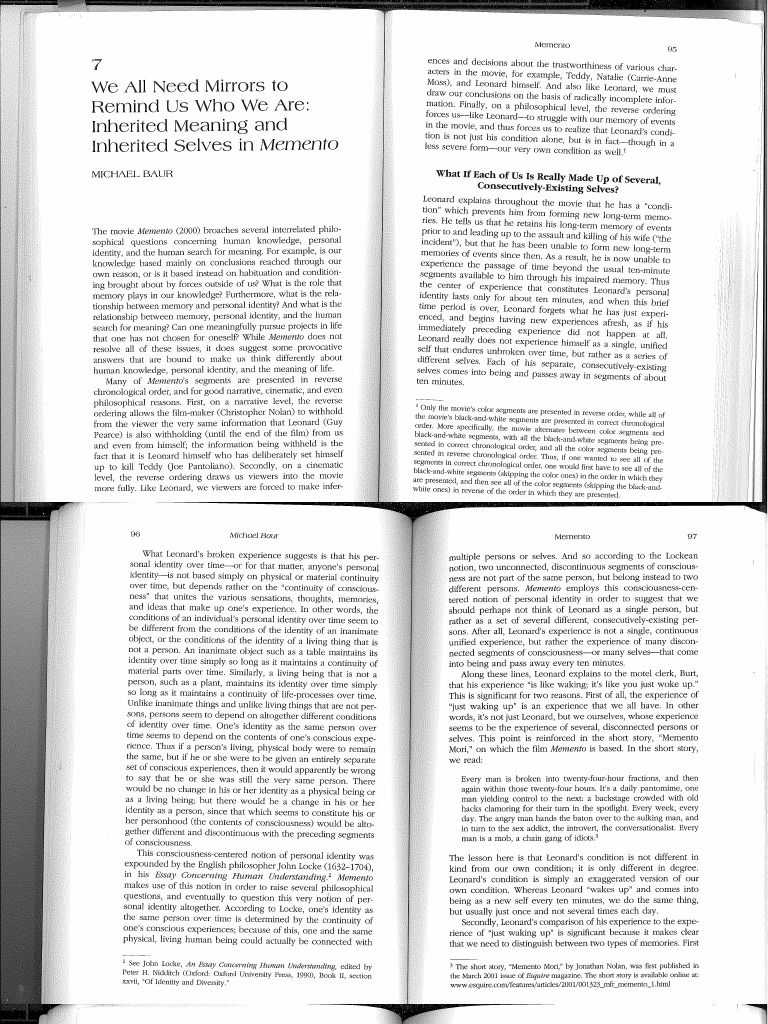 07- Baur - We all need mirrors | PDF