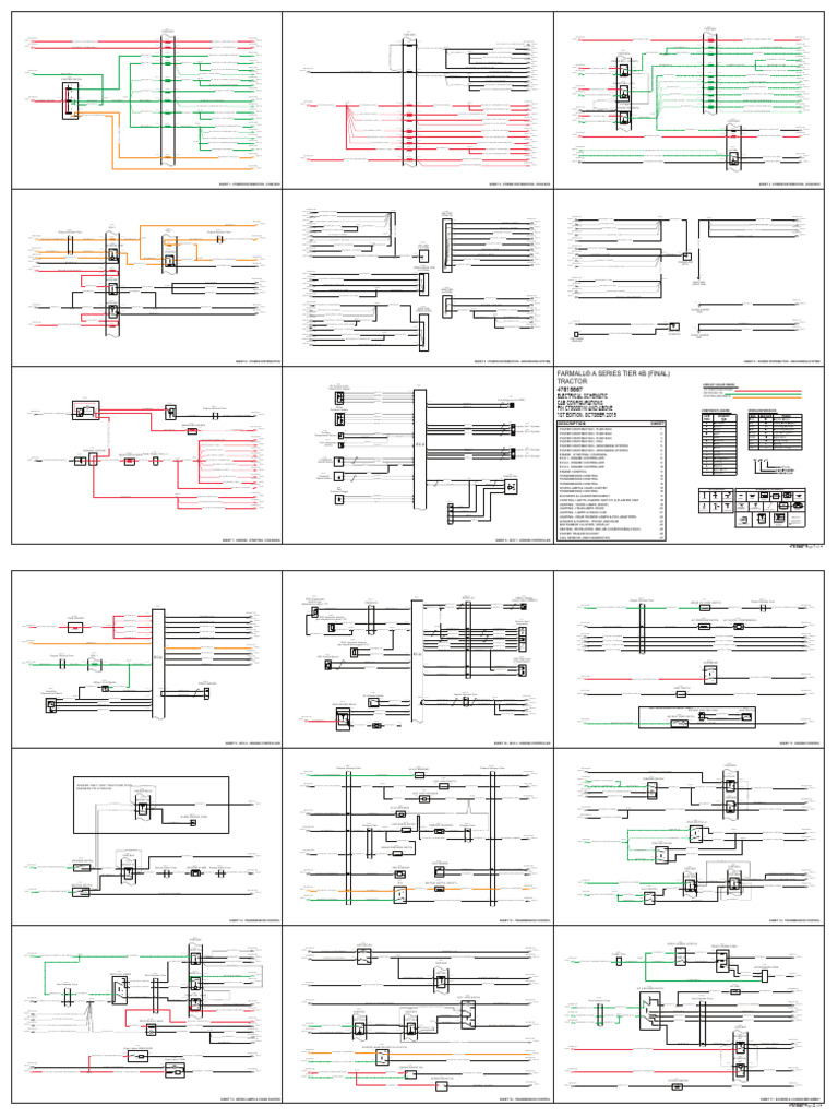 CASE IH Farmall A Series Tier 4B (Final) Tractors Electrical Schemactic - 47815867 | PDF | Motor ...