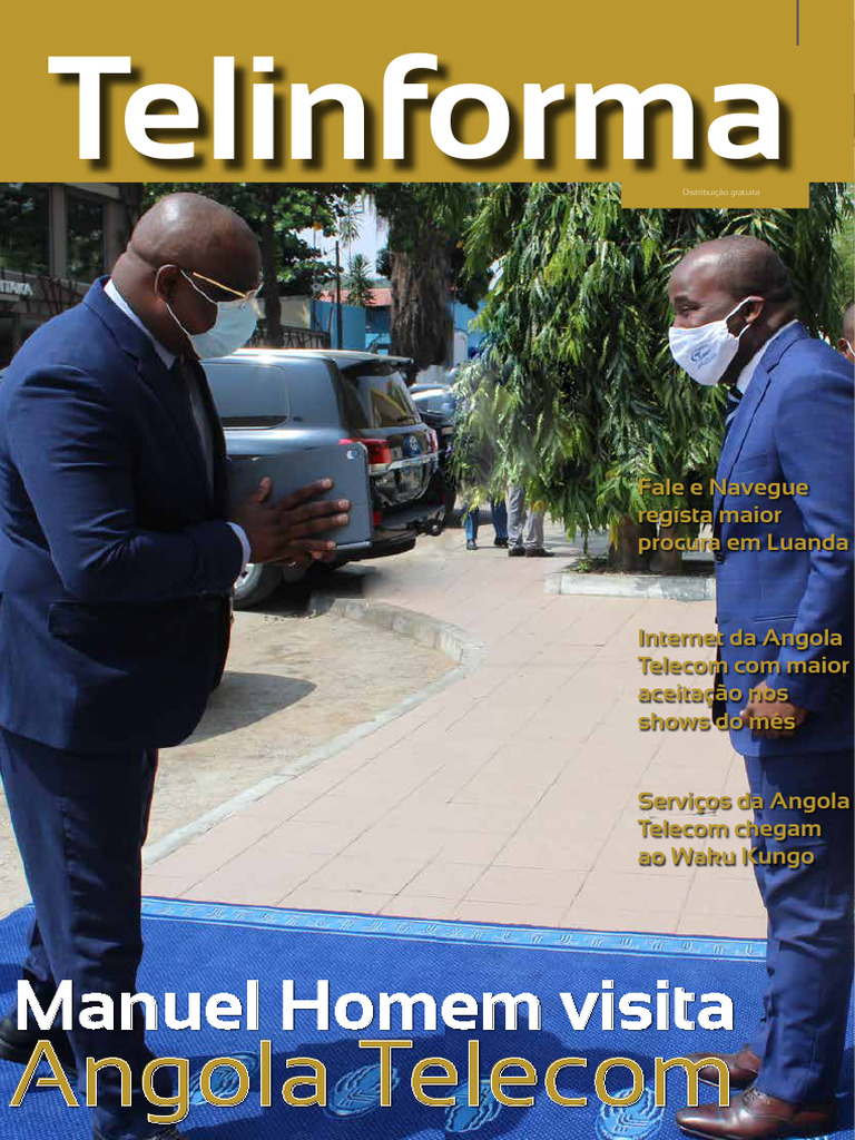 Visita de Manuel Homem à Angola Telecom | PDF | Angola | Internet