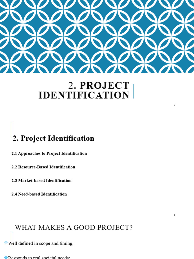 Project Identification Strategies and Tools | PDF | Swot Analysis ...
