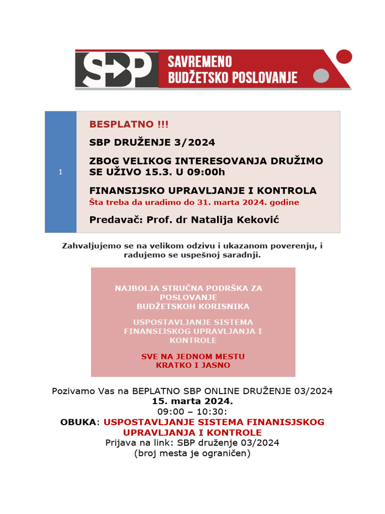 SDP Druzenje 03 - 2024 | PDF