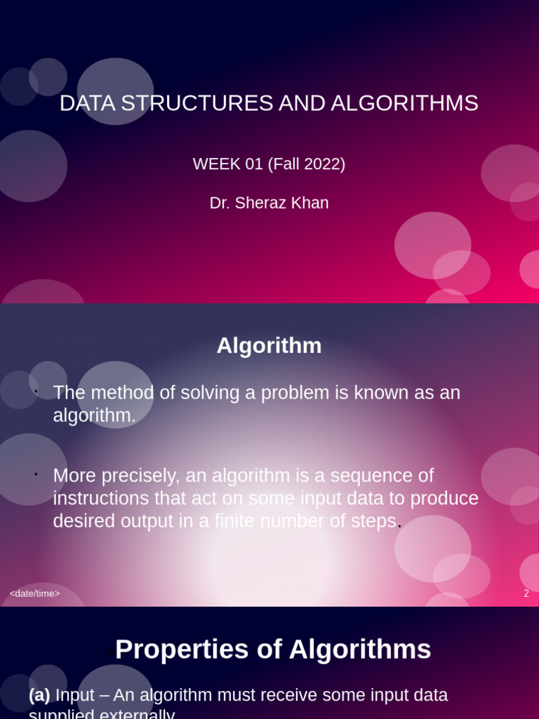 Digital Logic Design Week01Fall2022 | PDF | Time Complexity | Algorithms