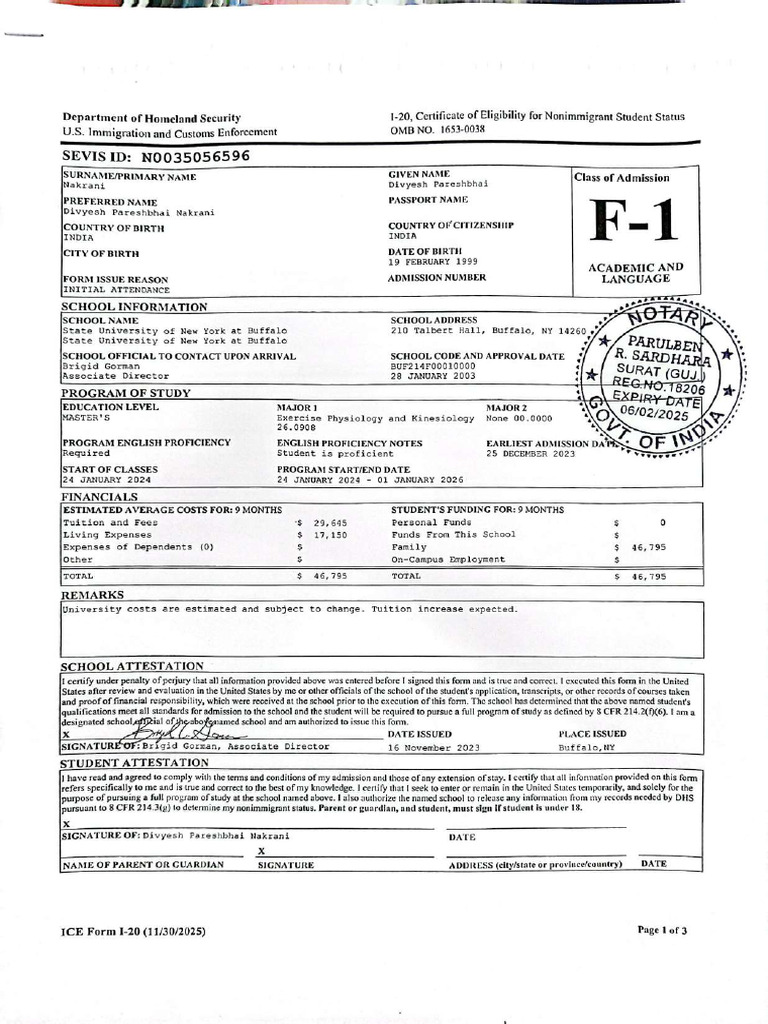 Fees Letter, Visa, Admission Offer Letter, Combinepdf - Compressed | Download Free PDF | Travel Visa