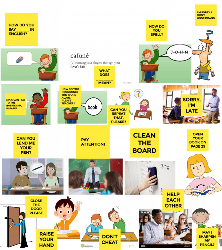 Basic - Classroom Language 1 | PDF