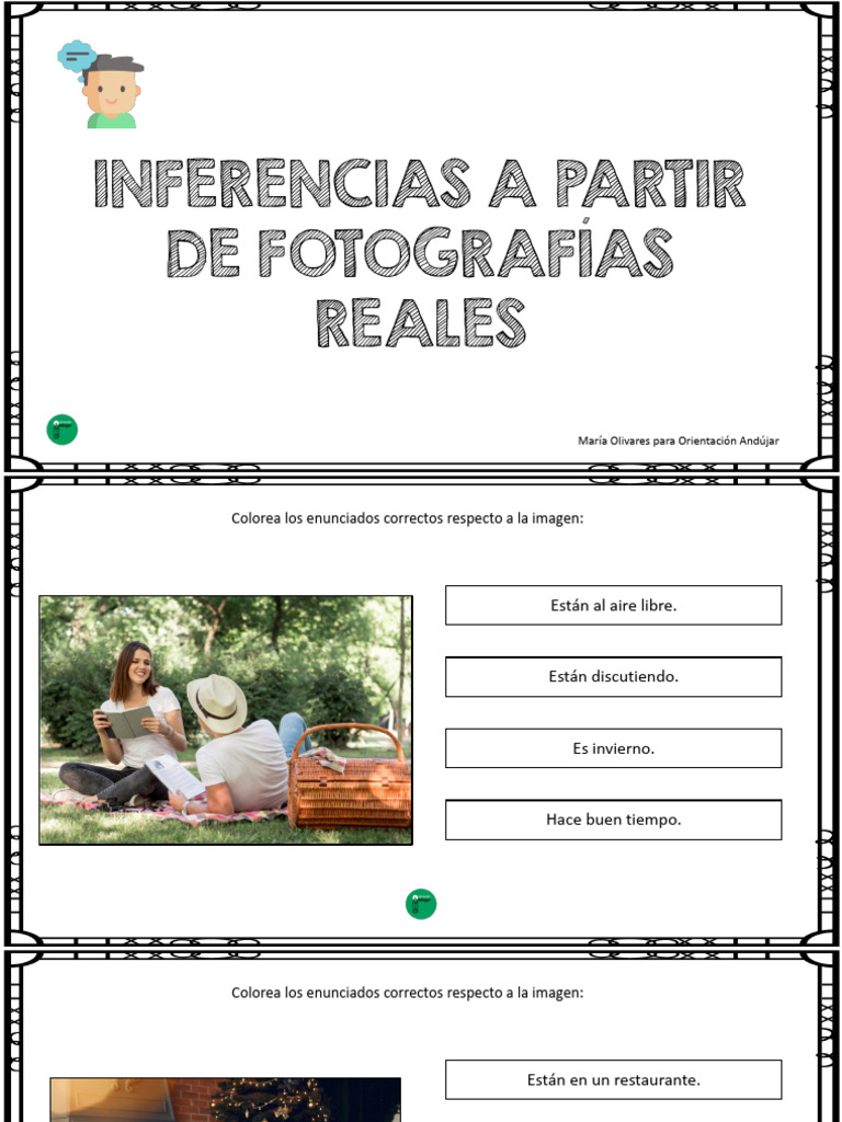 Inferencias Con Fotografias Reales | PDF