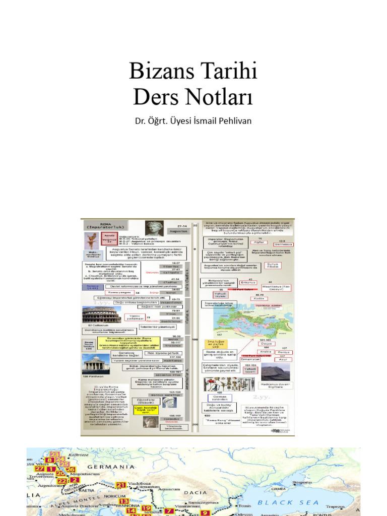 Bizans Tarihi Dersi Notları Asıl-İsmail MacBook Pro | PDF