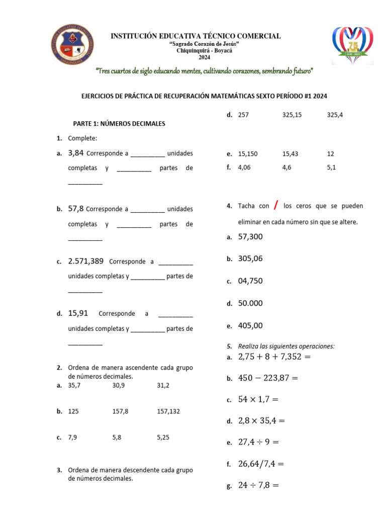 Practica p1 6-2-3-4 Recuperación Matemáticas | PDF | Ángulo | Perpendicular